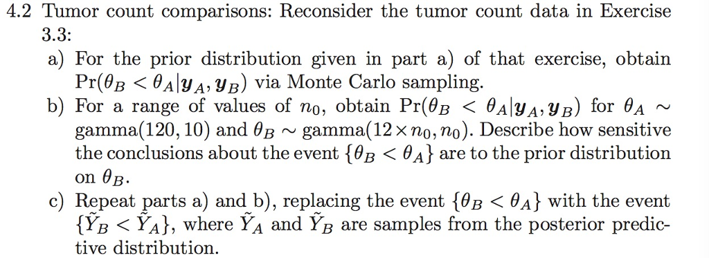 4.2 Tumor count comparisons: Reconsider the tumor | Chegg.com 4.2 Tumor count comparisons: Reconsider the tumor | Chegg.com