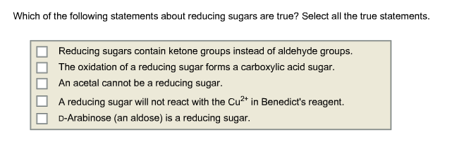 Solved Which of the following statements about reducing | Chegg.com