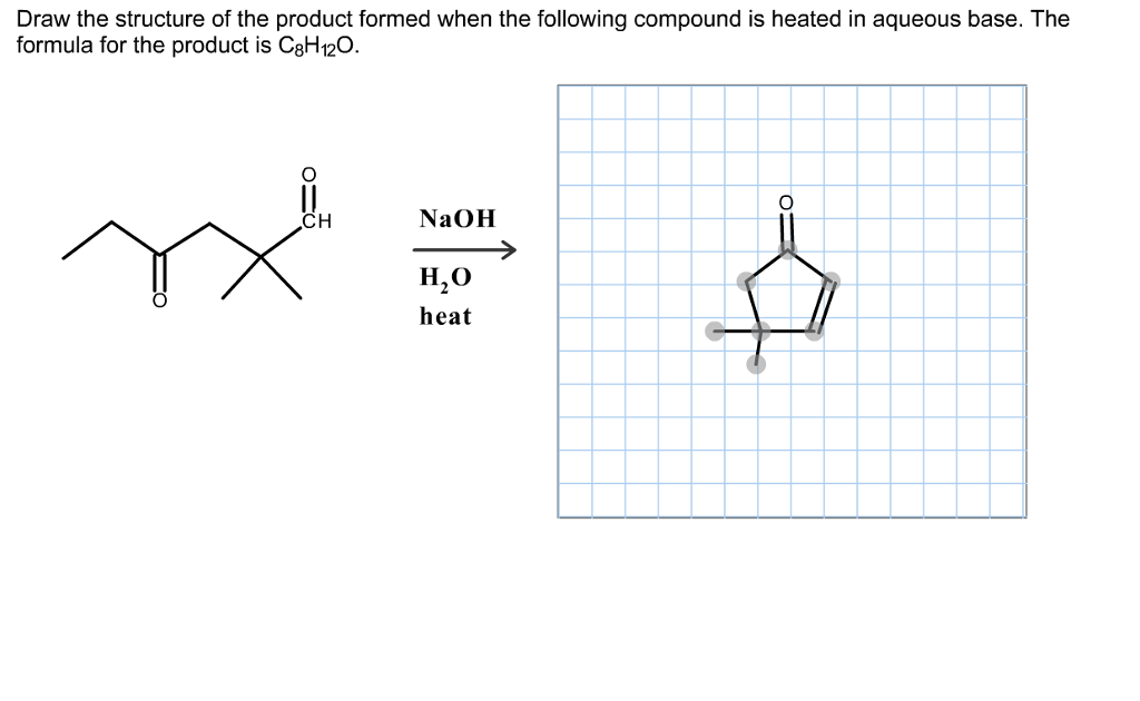 Solved Draw the structure of the product formed when the | Chegg.com