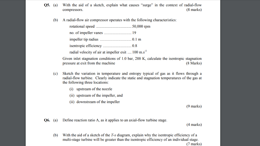 Solved Q5. (a) With the aid of a sketch, explain what causes | Chegg.com