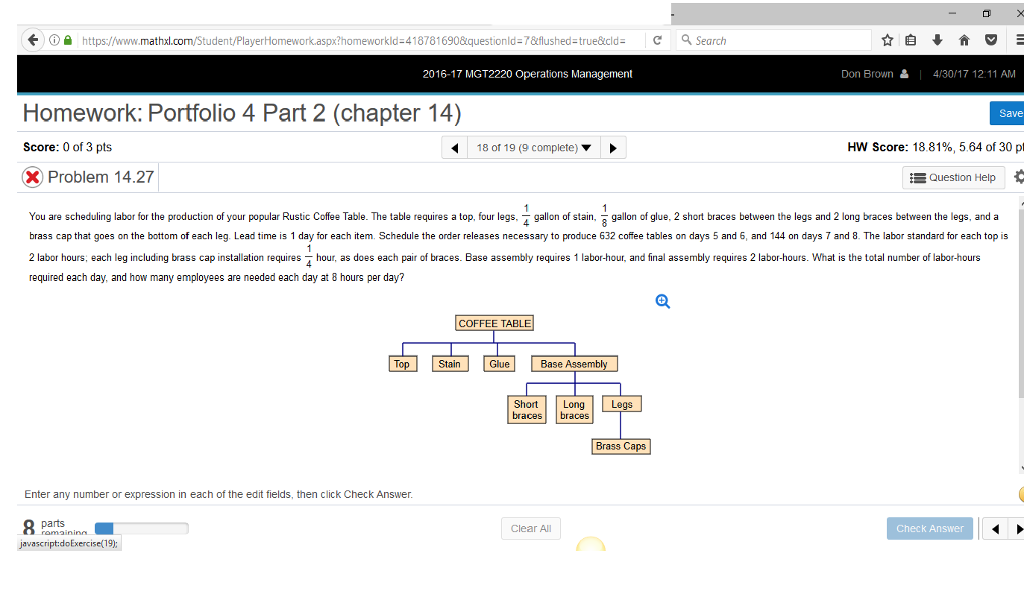 Solved m/Student/PlayerHomework aspx? homeworkld | Chegg.com