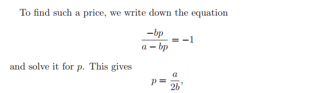 Solved How do you solve for p to get the result here? | Chegg.com
