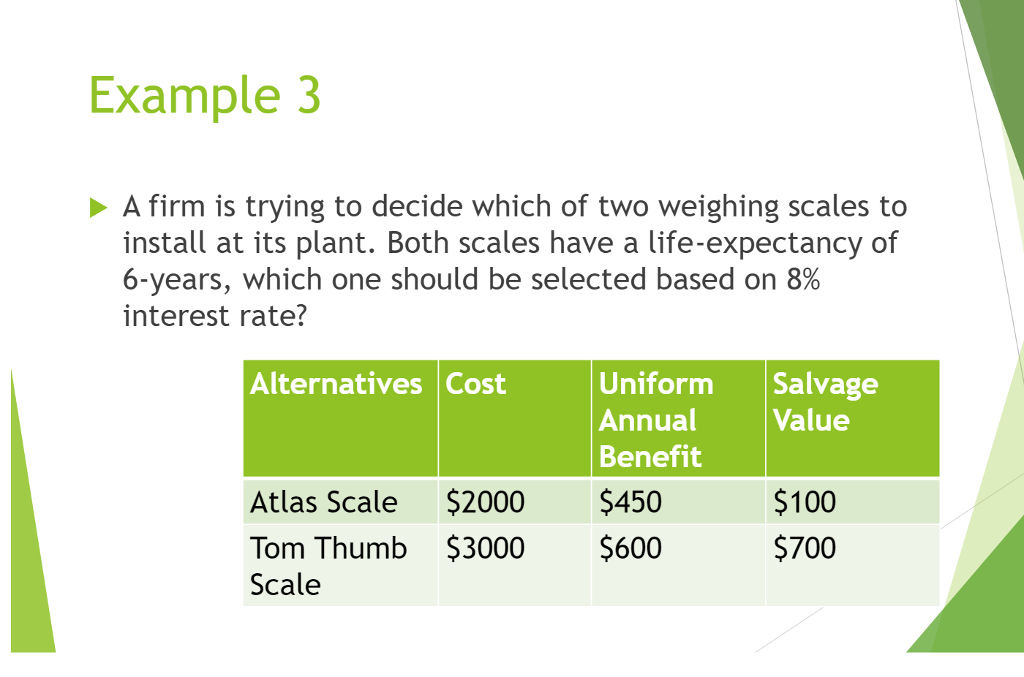 Solved A firm is trying to decide which of two weighing | Chegg.com