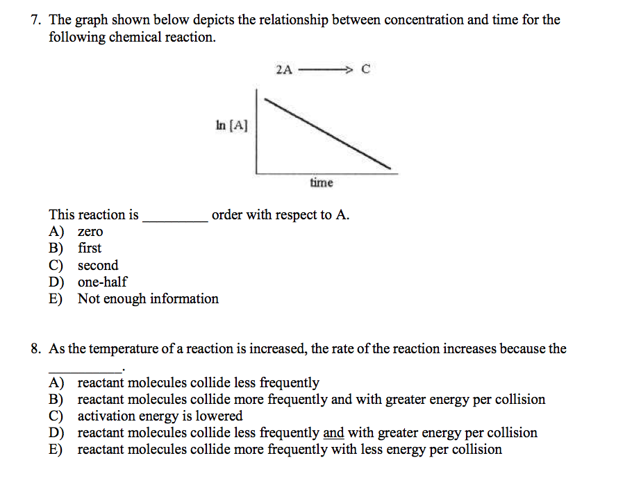 Solved A particular first-order reaction has a rate constant | Chegg.com