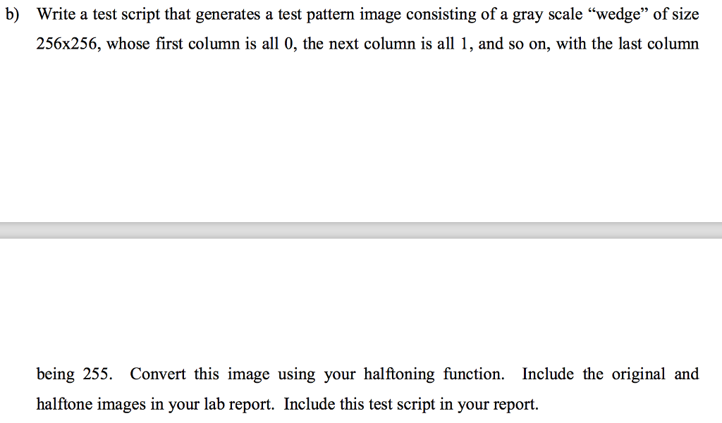 Title Binary Image Rendering Using Halftoning 