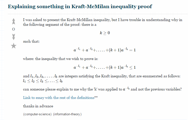 Solved Explaining something in Krat-MeMilan inequality proof | Chegg.com