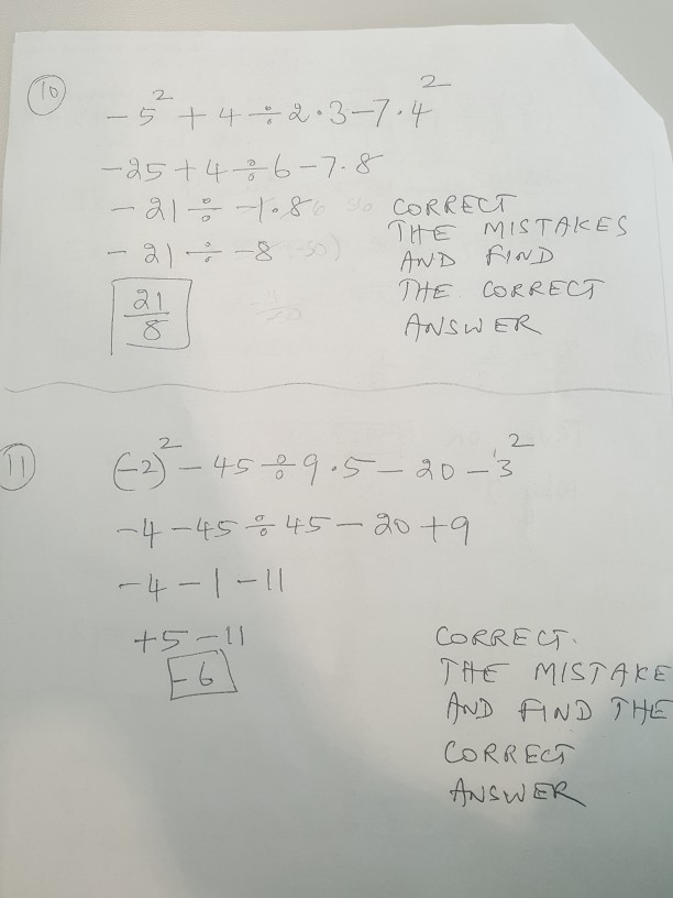 Solved 2- 2 THE MISTAKES a 1 2 +S-1 CORREC THHE MISTAKE | Chegg.com