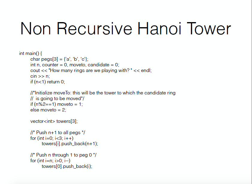 Solved Hanoi Tower You Are Given Three Towers A B And C