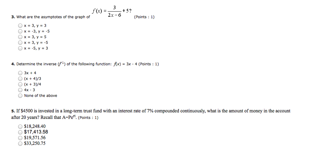 Solved 1. Determine which equation represents y as a | Chegg.com