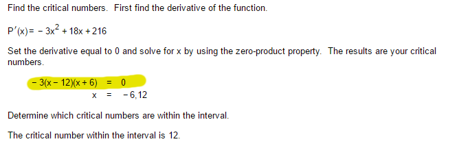Solved Find the critical numbers. First find the derivative | Chegg.com