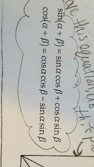 Solved Prove the two equations(proofs)by using the picture. | Chegg.com