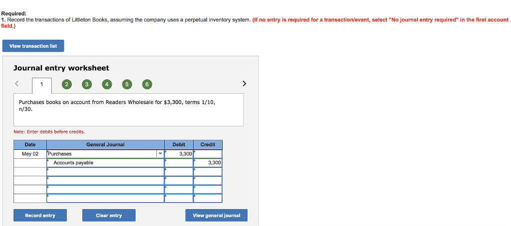 Solved Exercise 6-9 Record transactions using a perpetual | Chegg.com Solved Exercise 6-9 Record transactions using a perpetual | Chegg.com