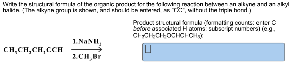 Solved Write the structural formula of the organic product | Chegg.com