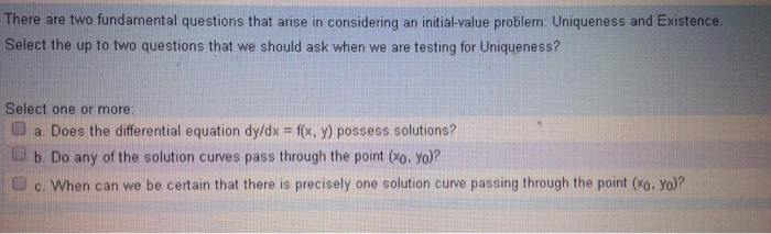 Solved there are two fundamental questions that arise in | Chegg.com