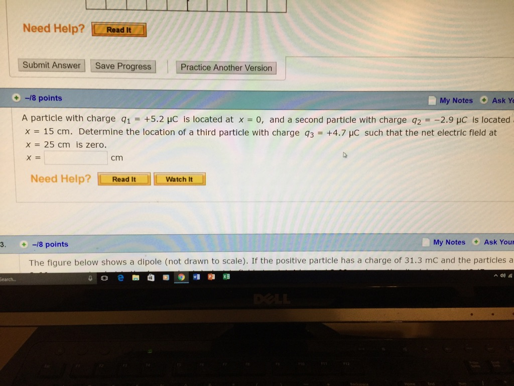 Solved A particle with charge q_1 = +5.2 mu C 1s located at | Chegg.com