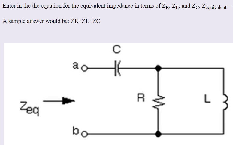 Solved Enter in the the equation for the equivalent | Chegg.com