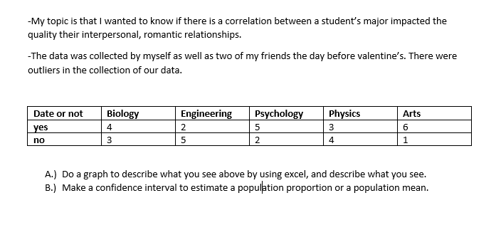 My topic is that I wanted to know if there is a | Chegg.com