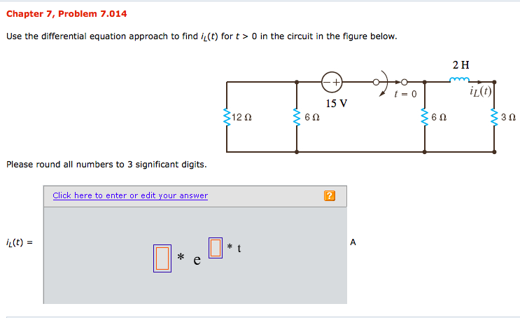 Solved Chapter 7, Problem 7.006 Use the differential | Chegg.com