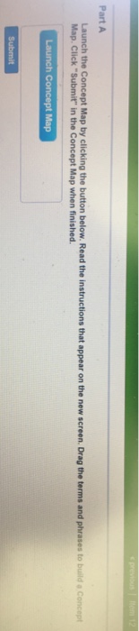 Solved Part A Launch the concept Map by clicking the button | Chegg.com