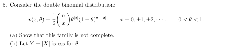 Solved 5. Consider the double binomial distribution: (a) | Chegg.com