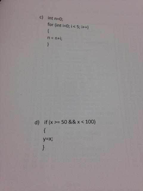 Solved int n=0; for (int i=0; i