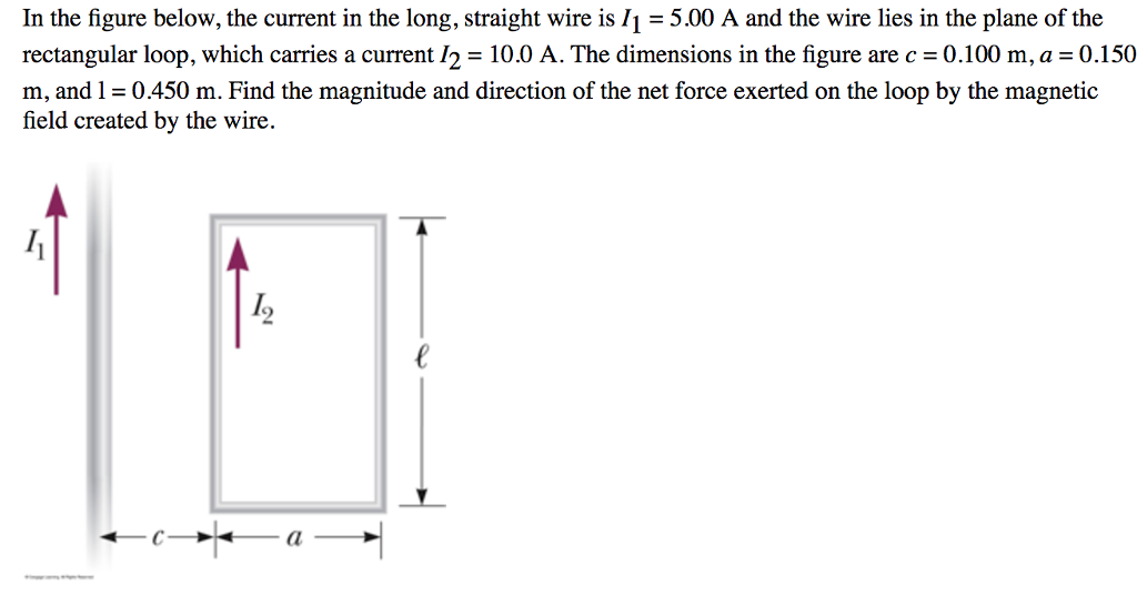 Solved In The Figure Below The Current In The Long 