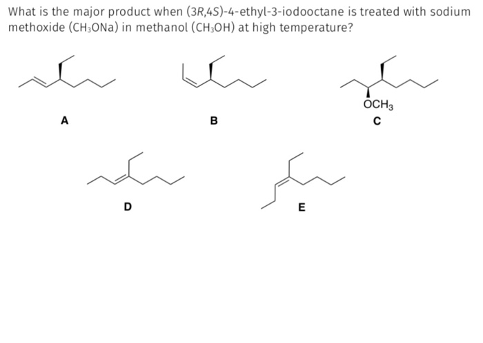 Solved What is the major product when (3R, | Chegg.com