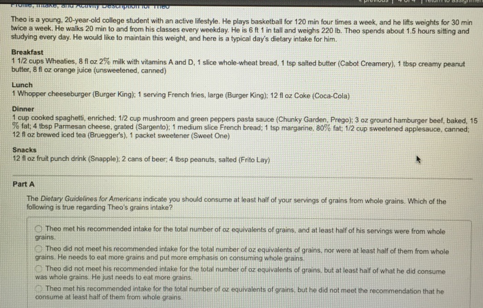 Solved Nutrition questionsTwo to three sentences eqch | Chegg.com