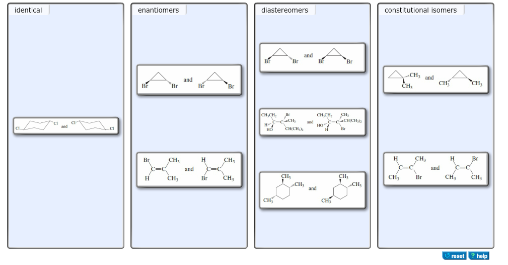 Solved Are the following pairs identical, enantiomers, | Chegg.com