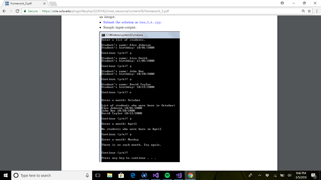 Solved LHomework_ 5.pdf CSecure | Chegg.com