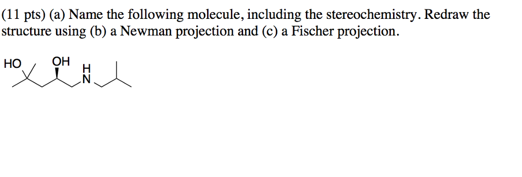 Solved Name the following molecule, including the | Chegg.com