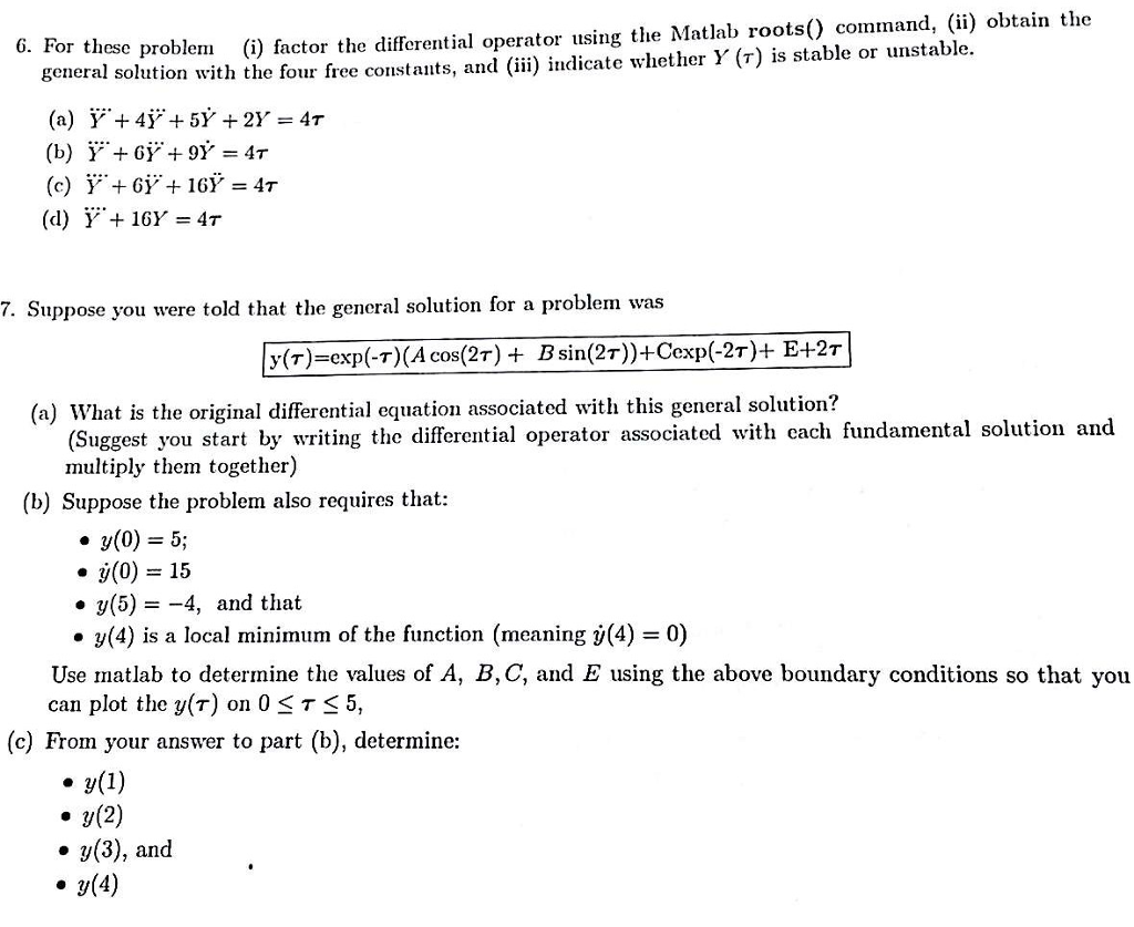 Solved For those problem (i) factor the differential | Chegg.com