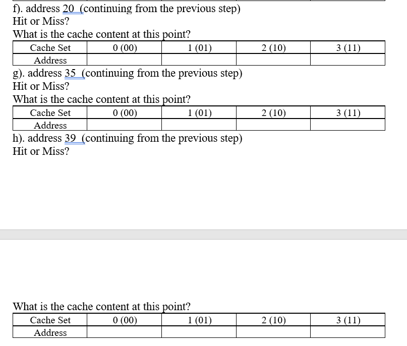 Solved Assume that you have a direct-mapped cache with | Chegg.com