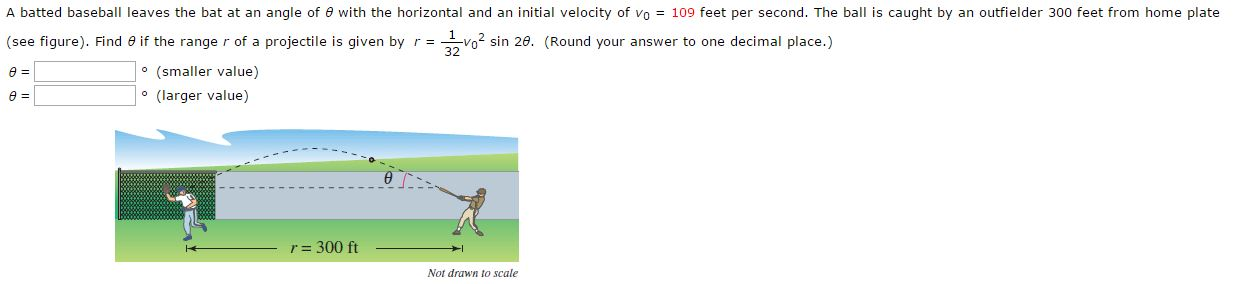 Solved A batted baseball leaves the bat at an angle of theta | Chegg.com