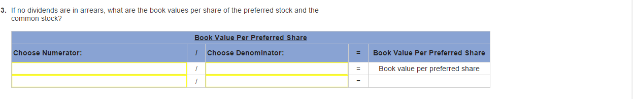 Solved 3. If no dividends are in arrears, what are the book | Chegg.com Solved 3. If no dividends are in arrears, what are the book | Chegg.com