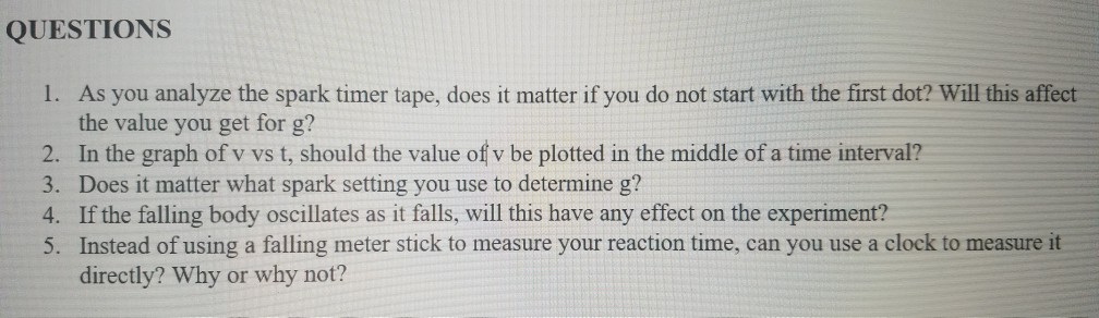 Solved Spark timer setting Number of time intervals between | Chegg.com