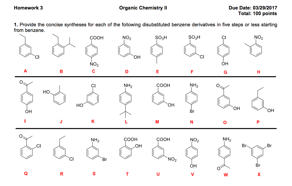 Solved Provide the concise syntheses for each of the | Chegg.com