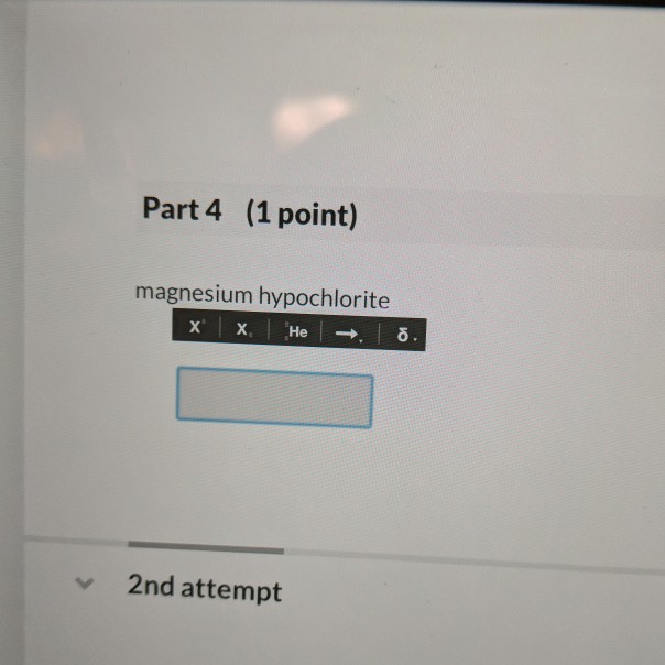 Solved Name the following compounds. 4th attempt Part 1 (1 | Chegg.com