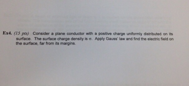 Solved Consider a plane conductor with a positive charge | Chegg.com