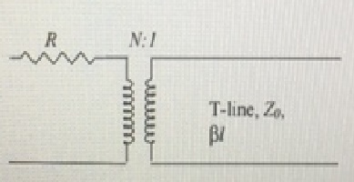 Microwave - A 2-port netwrok consisting of a lossy | Chegg.com