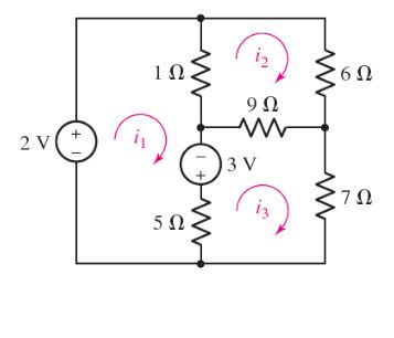 Solved Using mesh analysis, determine numerical values for | Chegg.com