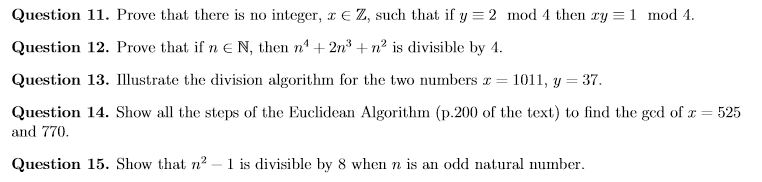 Solved Prove that there is no integer, x elementof Z, such | Chegg.com