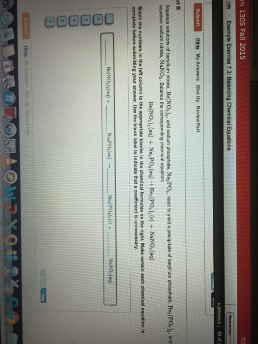 Solved Aqueous solutions of beryllium nitrate, Be(NO_3)_2, | Chegg.com