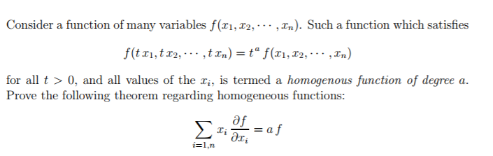 Solved Consider a function of many variables f (x1, x2, , | Chegg.com