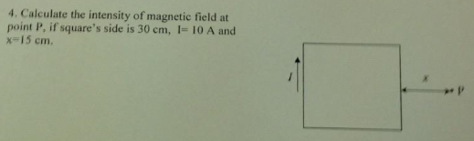 Solved Calculate the intensity of magnetic field at point P, | Chegg.com