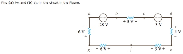 Solved Find (a) Vfb, and (b) Vec in the circuit in the | Chegg.com
