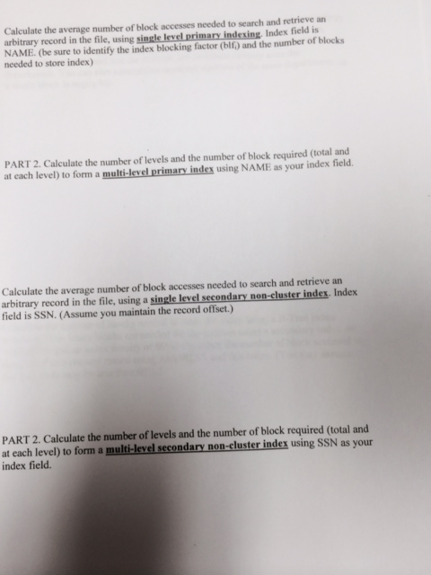 Consider a disk and a file with the following | Chegg.com