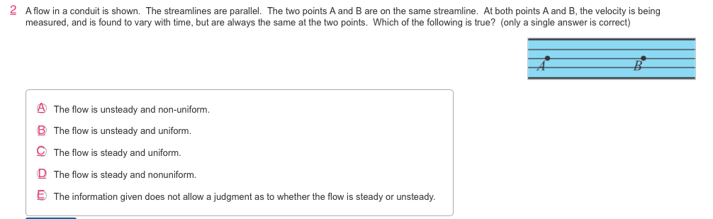 Solved The concept of a streamline is important in | Chegg.com