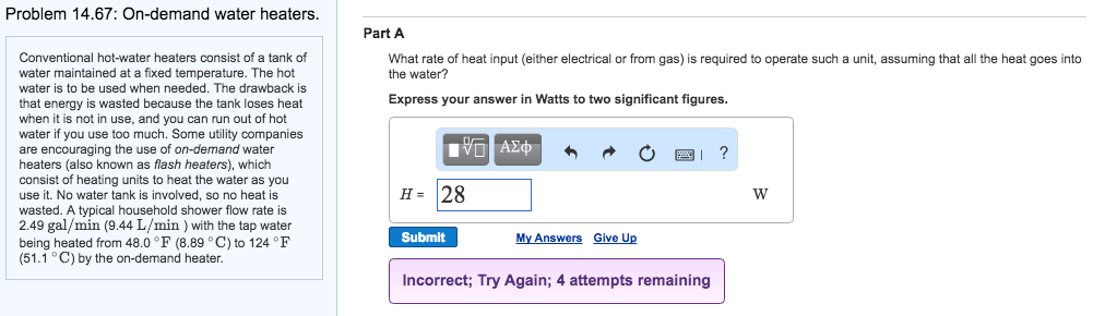 Solved Conventional hot-water heaters consist of a tank of | Chegg.com
