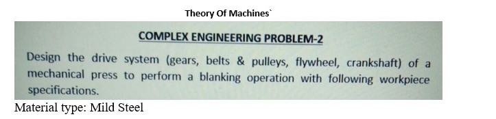 Solved thickness of sheet = 20 mm Blank Dia = 35 mm | Chegg.com